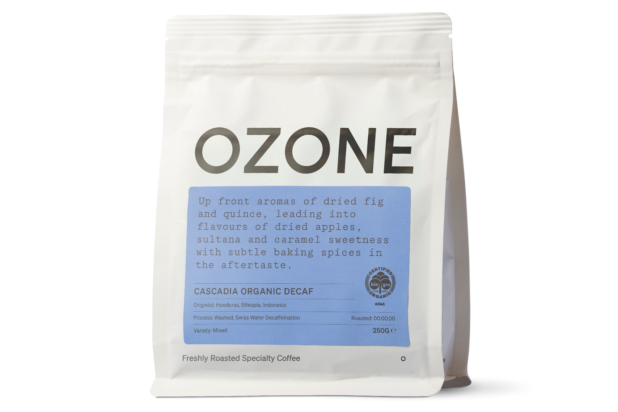 Cascadia Organic Decaf | Ozone Coffee Roasters New Zealand – Ozone ...